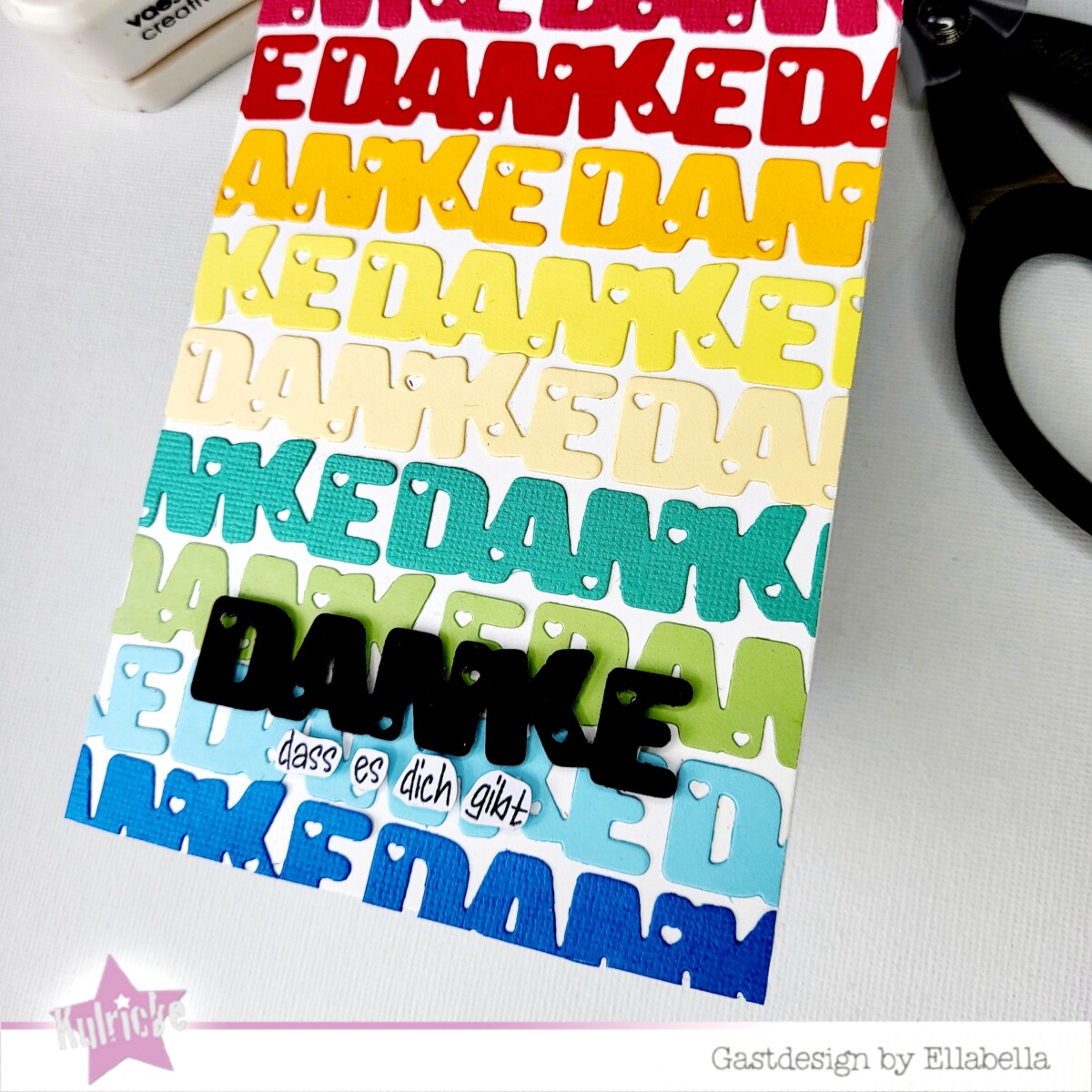 Danke, das es dich gibt – Kreatives mit Papier