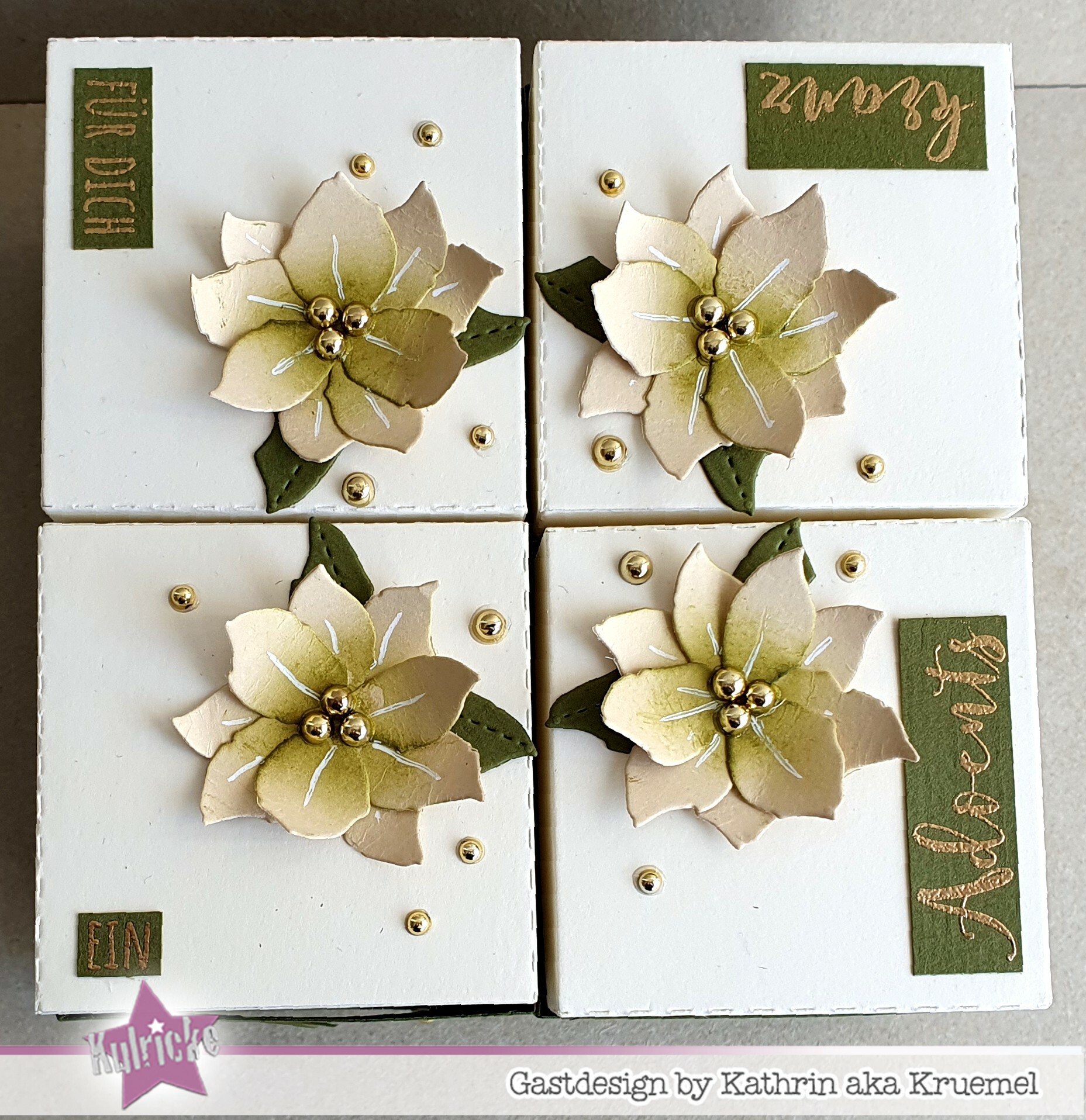 Ein Adventskranz aus Papier – Kreatives mit Papier
